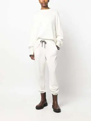 Brunello Cucinelli Cashmere Crew-neck Jumper - White