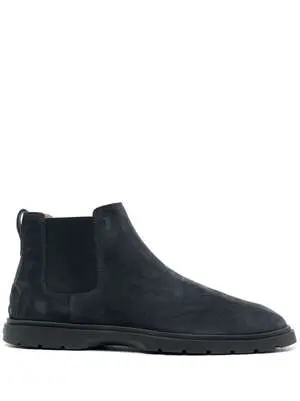 TOD'S Tronchetto Suede Boots - Blue