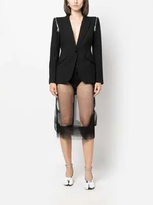 MAISON MARGIELA Décortiqué Tulle Midi Skirt