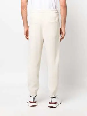 Brunello Cucinelli Cashmere Ribbed-knit Track Pants - Neutrals