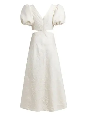 MARKARIAN Patti Brocade-effect Midi Dress