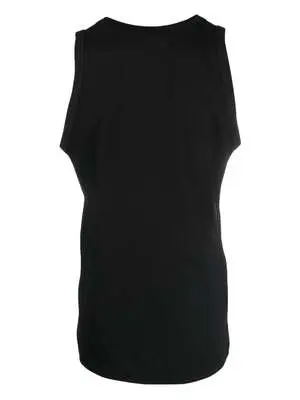 Dolce & Gabbana Logo-patch Tank Top - Black