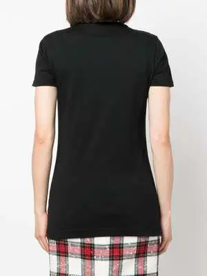 VIVIENNE WESTWOOD Orb Embroidered Organic Cotton T-shirt - Black