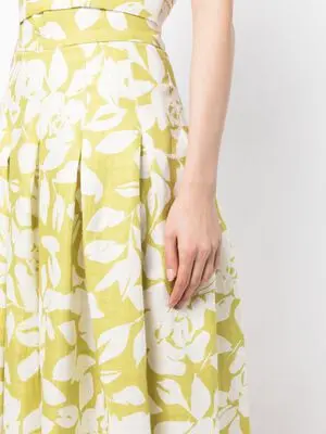 BAMBAH Lilly Pleated Midi Skirt
