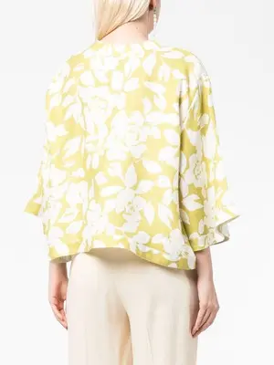 BAMBAH Lilly Floral-print Bolero - Green