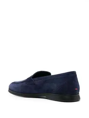 Kiton Almond-toe Loafers - Blue