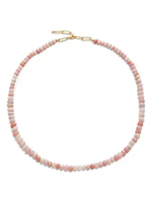Monica Vinader Love Beaded Opal Necklace - Pink