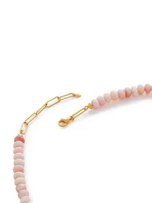Monica Vinader Love Beaded Opal Necklace - Pink