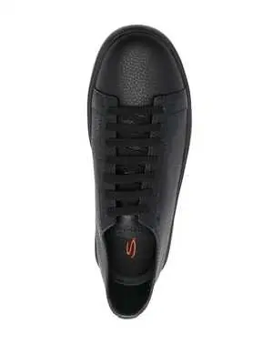 Santoni Leather Low-top Sneakers