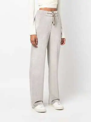 Peserico Straight-leg Glitter Drawstring Trousers