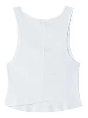 RE/DONE Henley Cotton Tank Top