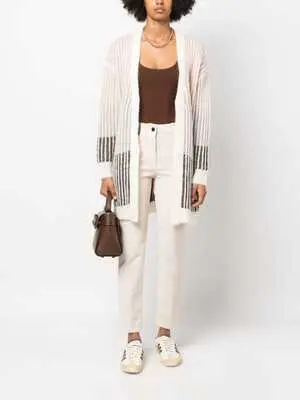 Peserico Corduroy Slim-cut Cotton Trousers