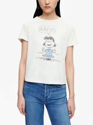 RE/DONE Lucy Cute Cropped T-shirt