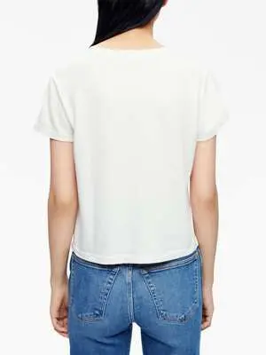 RE/DONE Lucy Cute Cropped T-shirt