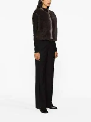 Fabiana Filippi Shearling Gilet - Grey