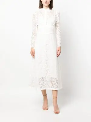 Zimmermann Wonderland Lace Midi Dress