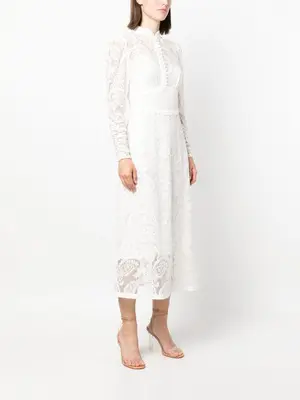 Zimmermann Wonderland Lace Midi Dress