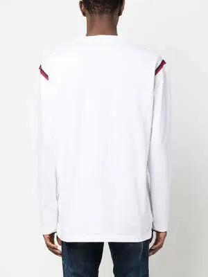 Dsquared2 University-print Long-sleeve T-shirt - White