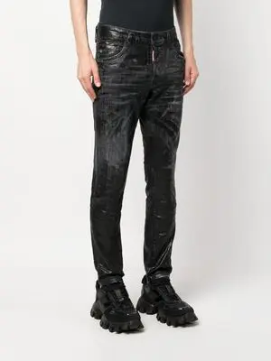 Dsquared2 Mid-rise Ripped Skinny Jeans