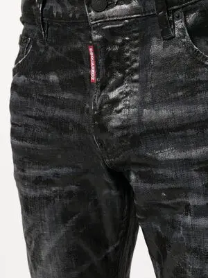 Dsquared2 Mid-rise Ripped Skinny Jeans