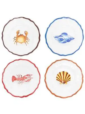 LES-OTTOMANS La Menagerie Dete Salad Plates