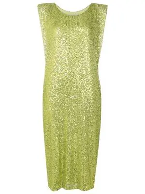 GLORIA COELHO All-over Sequin Midi Dress