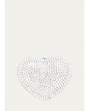Judith Leiber Heart Crystal Pillbox