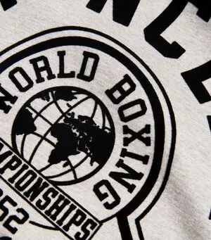 Moncler Boxing Logo Print T-Shirt - Grey | Editorialist