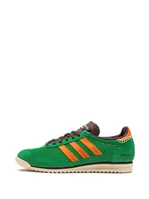Adidas X Wales Bonner Sl72 Suede Sneakers - Green