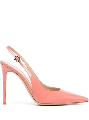 GIANVITO ROSSI 110mm Pointed-toe Leather Pumps