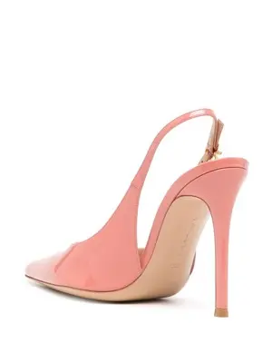 GIANVITO ROSSI 110mm Pointed-toe Leather Pumps