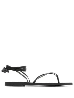 ANCIENT GREEK SANDALS Celia Flat Sandals - Black