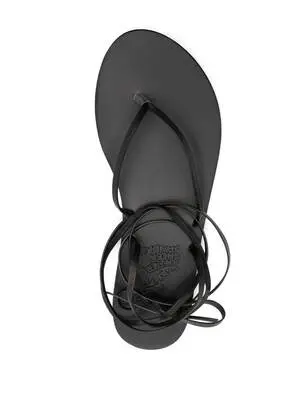 ANCIENT GREEK SANDALS Celia Flat Sandals - Black
