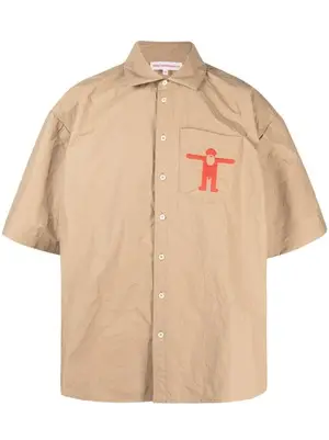 Walter Van Beirendonck Logo Shirts For Men