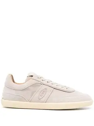 TOD'S Suede Low-top Sneakers - Neutrals