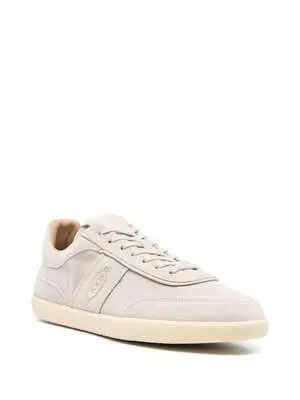 TOD'S Suede Low-top Sneakers - Neutrals