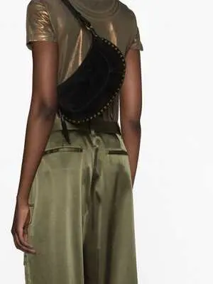 Isabel Marant Étoile Oskan Moon Shoulder Bag - Black