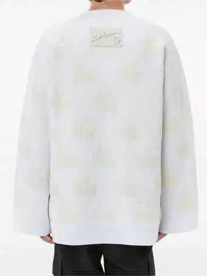 JW Anderson Bunny-print V-neck Jumper