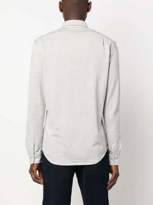 Polo Ralph Lauren Logo-embroidered Cotton Shirt - Grey