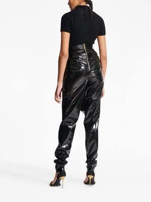 Balmain Asymmetric Draped Trousers