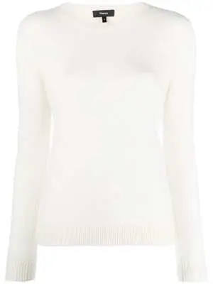 Theory Long-sleeved Cashmere Jumper - White