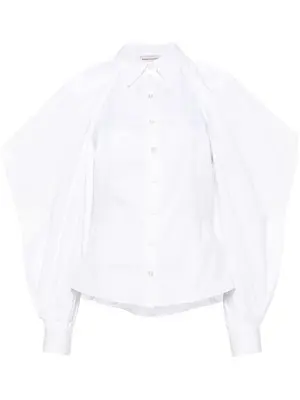 Alexander Mcqueen Cuffed Shirts For Women