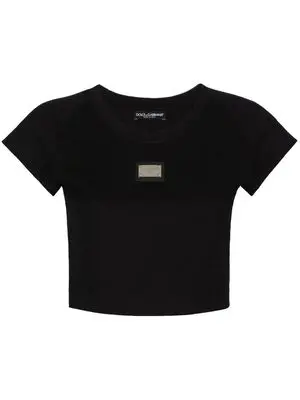 Dolce & Gabbana Cap Sleeve T-shirts For Women