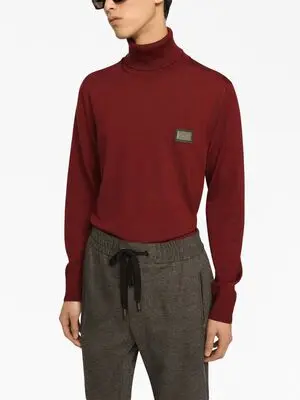 Dolce & Gabbana Essentials Roll-neck Wool Jumper
