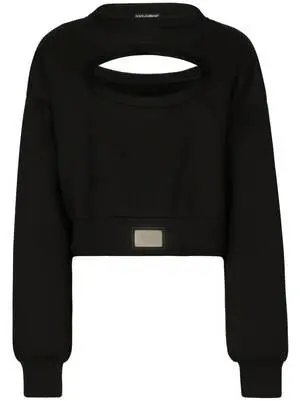 Dolce & Gabbana Cut Out Sweatshirts Hoodies For Women