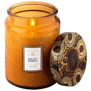 Voluspa Baltic Amber Glass Candle 1-wick Candle - One-color