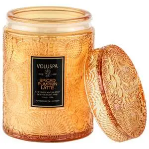 Voluspa Mini Spiced Pumpkin Latte Glass Candle - One-color