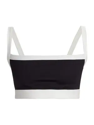 Splits59 Women's Monah Rigor Sports Bra - Black White  Black White