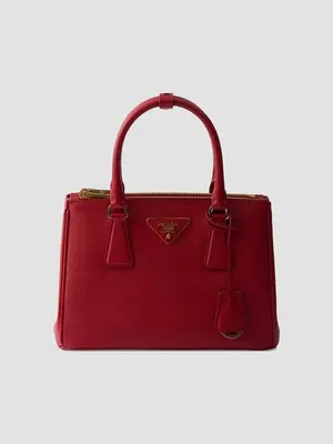 Prada Prada Galleria Saffiano Leather Bag Red