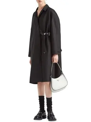 Prada - Women's Cleo Brushed Leather Shoulder Bag - Green
